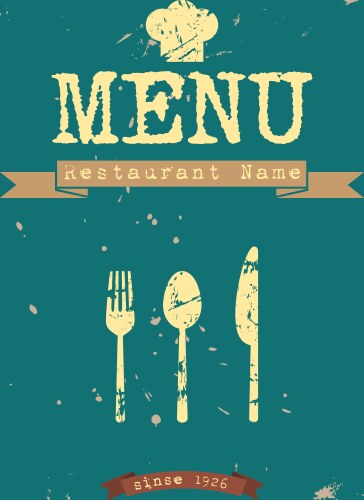 Retro design bubbles on grunge background Vector Image