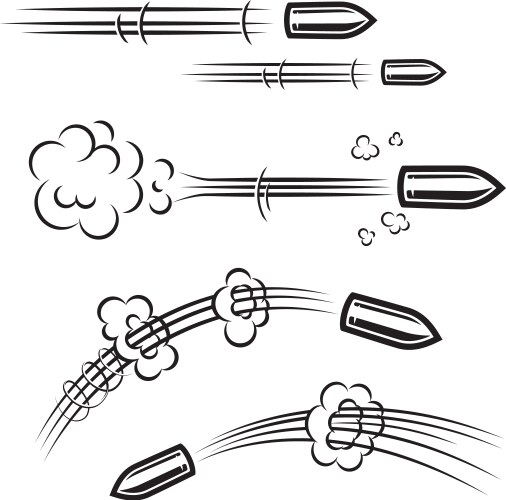 Radial speed lines graphic effects Royalty Free Vector Image