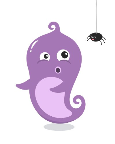 Cute spider cartoon Royalty Free Vector Image - VectorStock