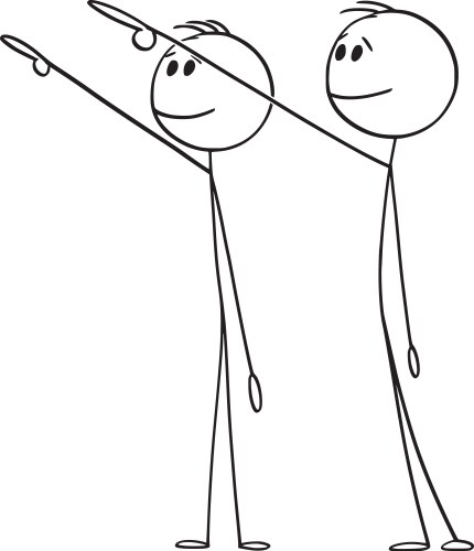 Stickman Pointing Vector Images (over 710)