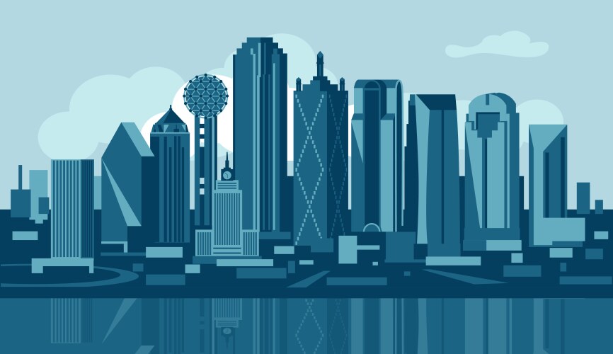 Dallas Skyline Vector Images (over 390)