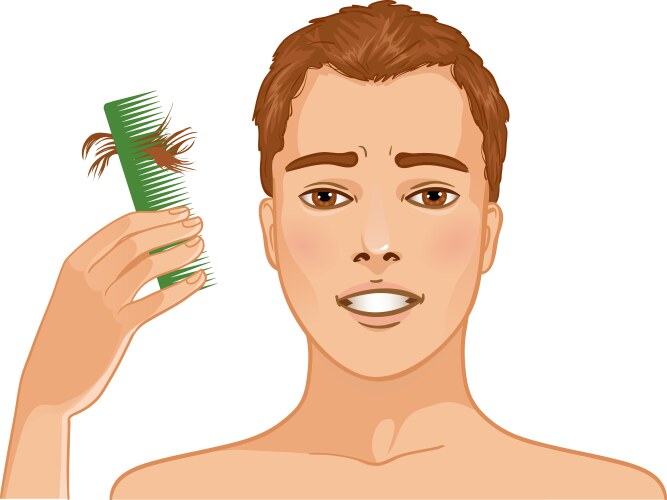 Hair care treatment Royalty Free Vector Image - VectorStock