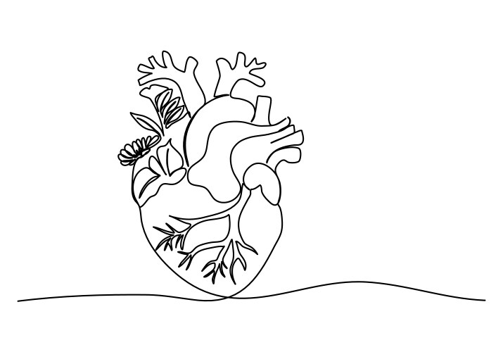 One Line Drawing Heart Vector Images (over 4,400)