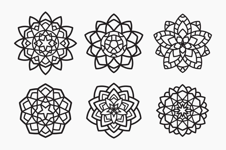 Mandala Clip Art Vector Images (over 7,800)
