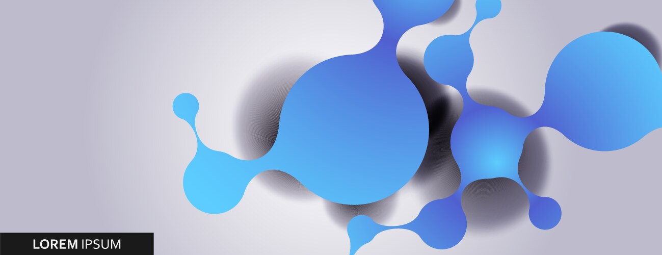 Abstract Molecule Structure For Science Research Vector Image