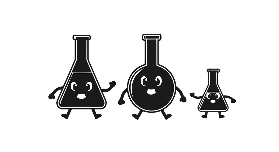 Cartoon flask Vector Images & Graphics for Commercial Use | VectorStock