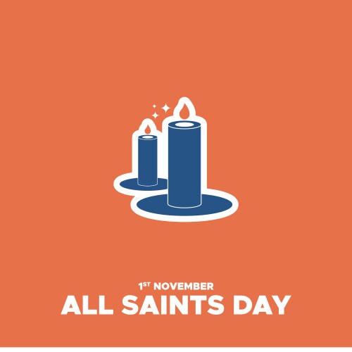 All saints day Vector Images & Graphics for Commercial Use | VectorStock