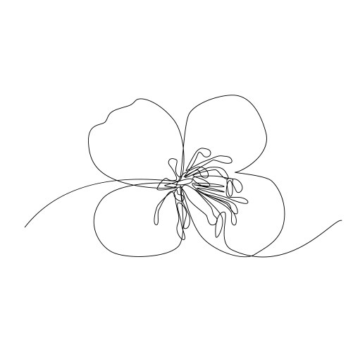 Continuous Line Flower Vector Images (over 9,800)