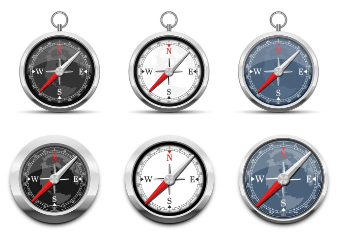 Magnetic compass guide Vector Images & Graphics for Commercial Use ...