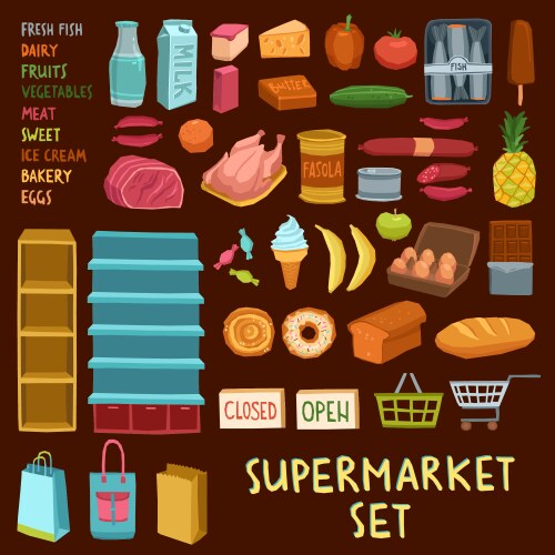 Supermarket Vector Images (over 150,000)