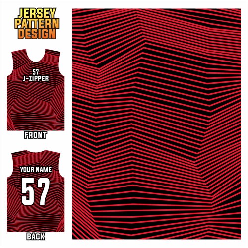 Sport uniform jersey pattern background design Vector Image