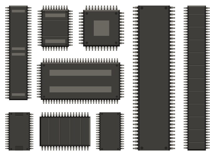 Chip Motherboard Drawing Vector Images (over 570)