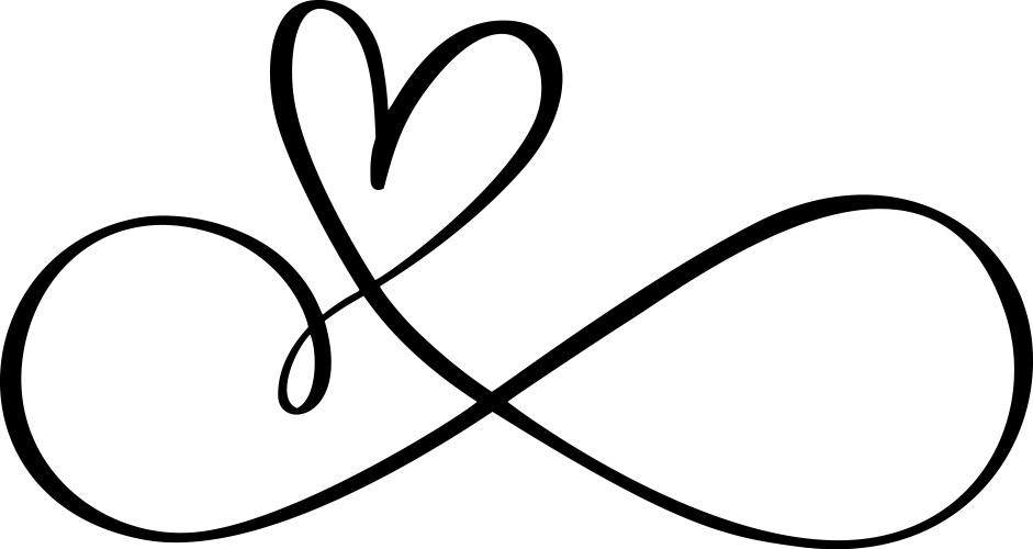 Infinity Heart Tattoo Vector Images (over 220)