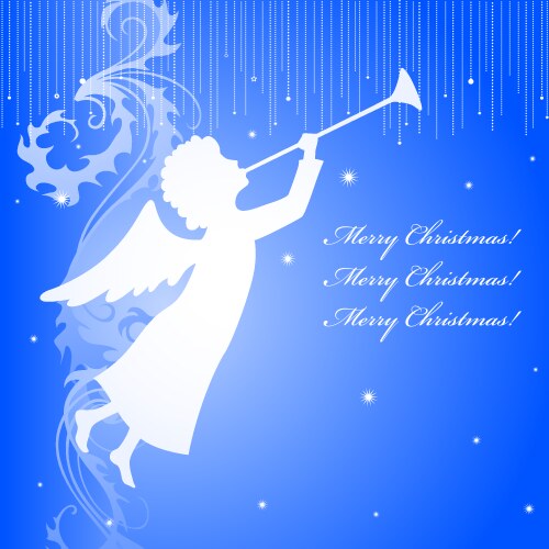 Christmas angels Royalty Free Vector Image - VectorStock