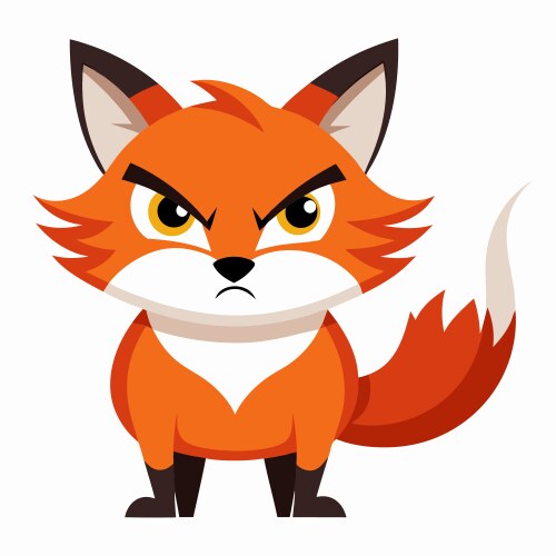 Cartoon Angry Fox Vector Images (over 1,400)