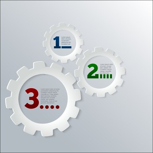 Techno gears Royalty Free Vector Image - VectorStock