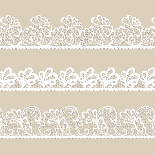 Lace border Royalty Free Vector Image - VectorStock