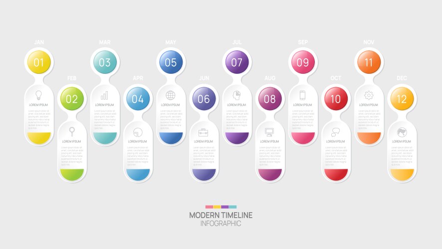 Africa infographic map template jigsaw concept Vector Image