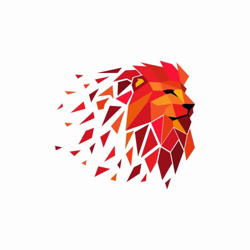 Red lion logo Royalty Free Vector Image - VectorStock