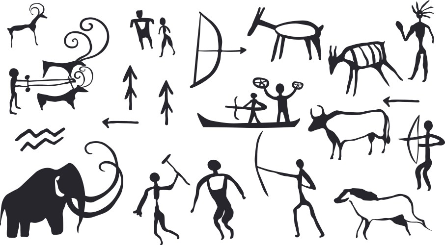 Cave Paintings Vector Images (over 1,000)