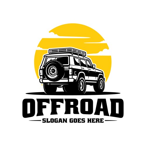 Adventure car logo Royalty Free Vector Image - VectorStock