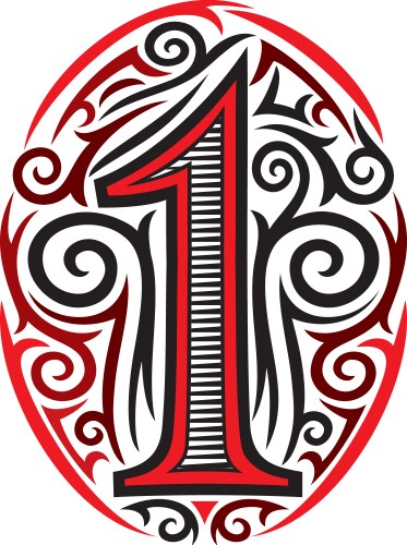 Number Tribal Numbers Vector Images (over 750)