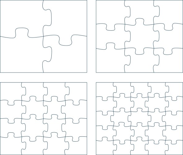 5 Piece Puzzle Vector Images (over 470)