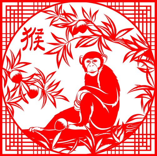 Chinese New Year Monkey Vector Images (over 3,300)