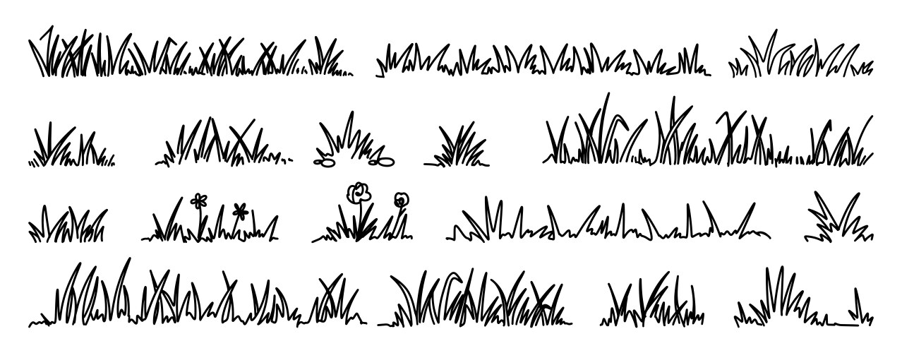 Outline Grass Vector Images (over 40,000)