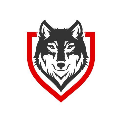 Wolf logo Royalty Free Vector Image - VectorStock