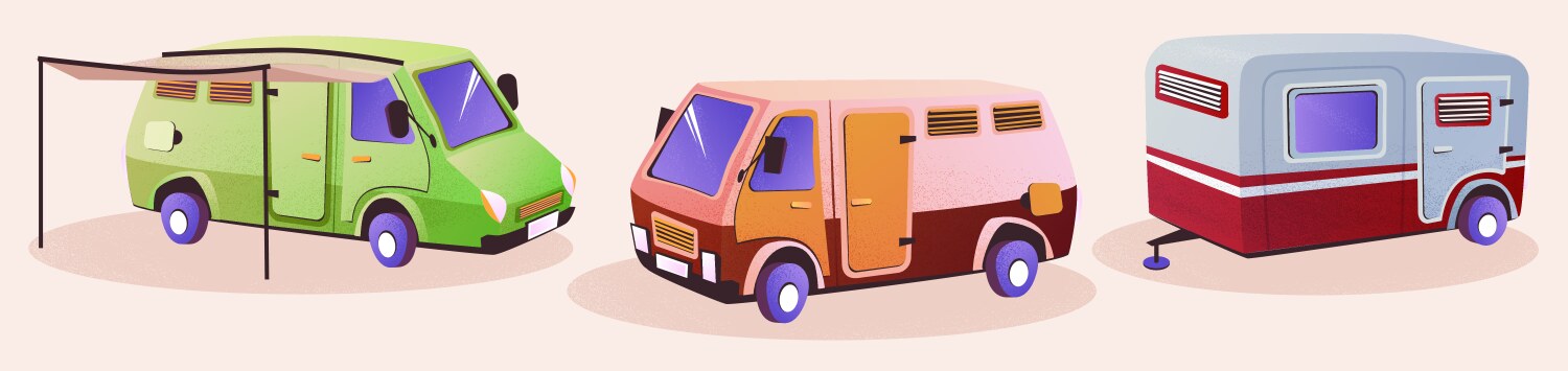 Cartoon Rv Vector Images (over 1,000)