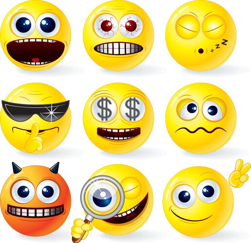 Cartoon Emojis Vector Images (over 120,000)