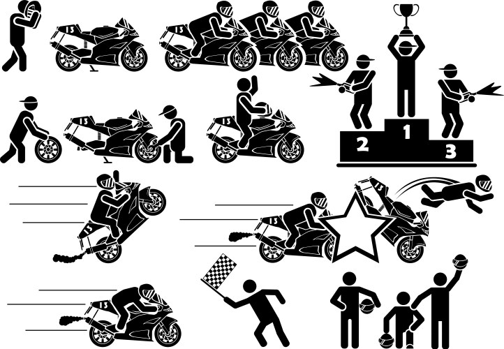 Motogp Motorcycle Vector Images (over 630)