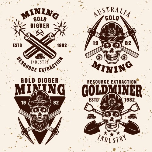 Gold Mining Logo Vector Images (over 4,100)