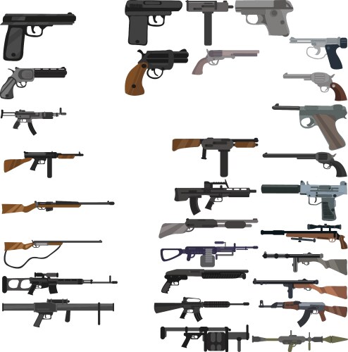 Cartoon Gun Vector Images (over 32,000)