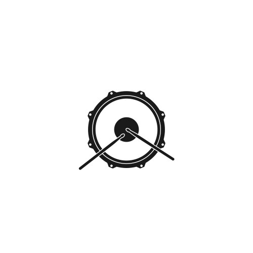 Snare drum realistic Royalty Free Vector Image