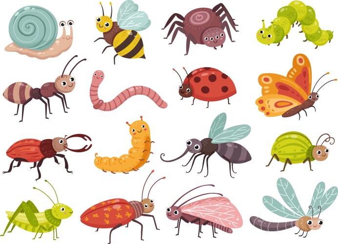 Cartoon Insects Vector Images (over 79,000)