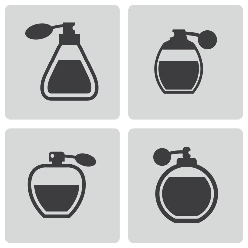 Modern perfume icons Royalty Free Vector Image