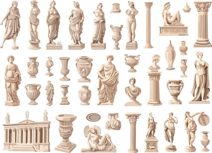 Classical Statue Vector Images (over 5,500)