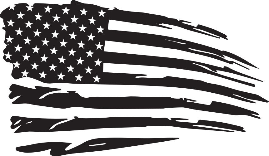 Distressed American Flag Vector Images (over 2,800)