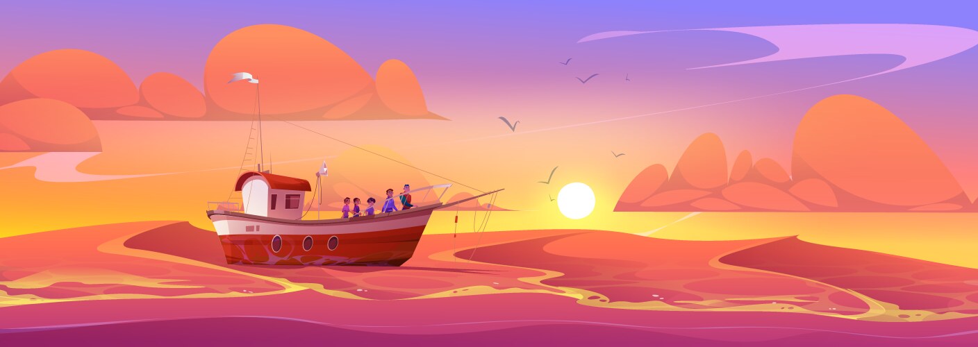 Dandelion on background of sunset Royalty Free Vector Image