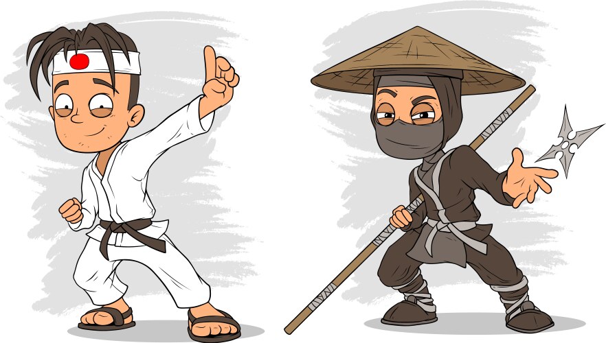 Karate Cartoon Vector Images (over 6,400)