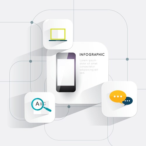 Mobile ui kit sign up form registration screen Vector Image