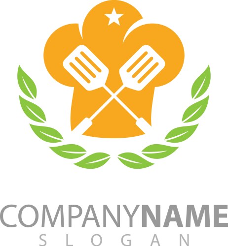 Cooking classes labels logos set best chef emblem Vector Image