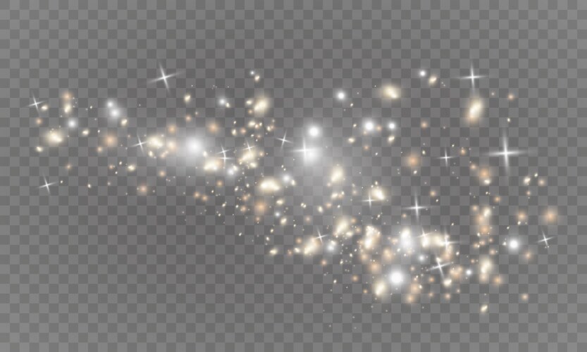 Sparkling magical dust Royalty Free Vector Image