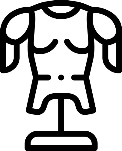 Ankh icon thin linear style design isolated on Vector Image