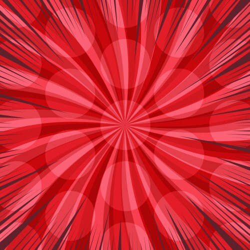 Bright comic book page red template Royalty Free Vector
