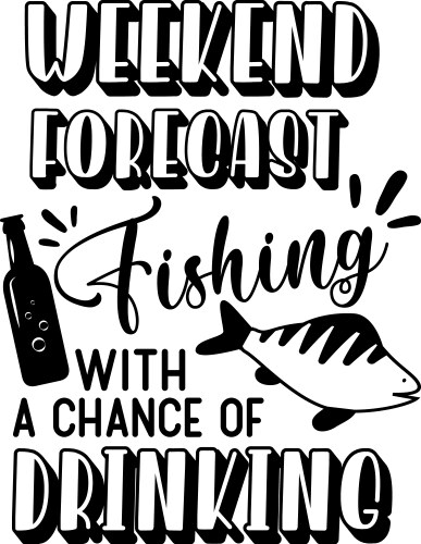 Collection fishing phrases slogans or quotes Vector Image