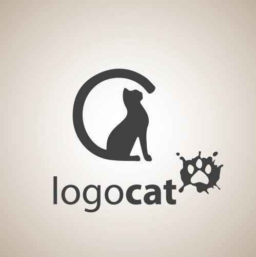 Cat logo set Royalty Free Vector Image - VectorStock