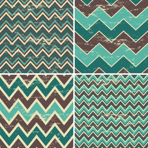 Retro patterns set Royalty Free Vector Image - VectorStock